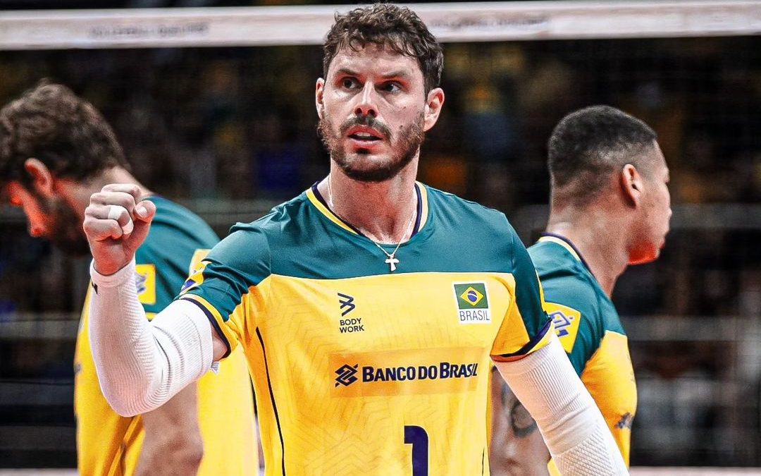 Bruninho volta ao Brasil para defender o Vôlei Renata