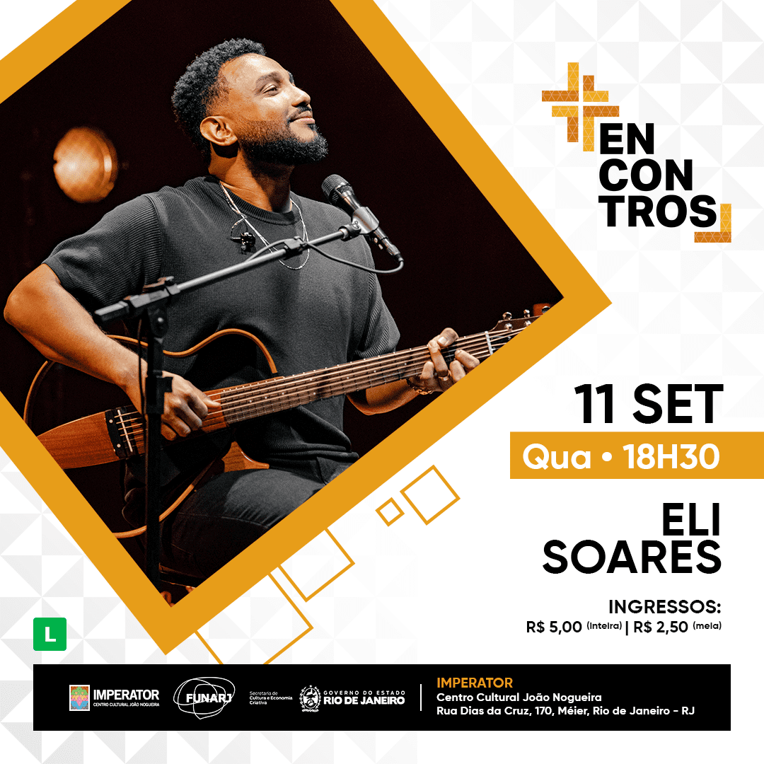 Eli Soares leva a turnê "Nós" para o Rio de Janeiro nesta quarta (11)