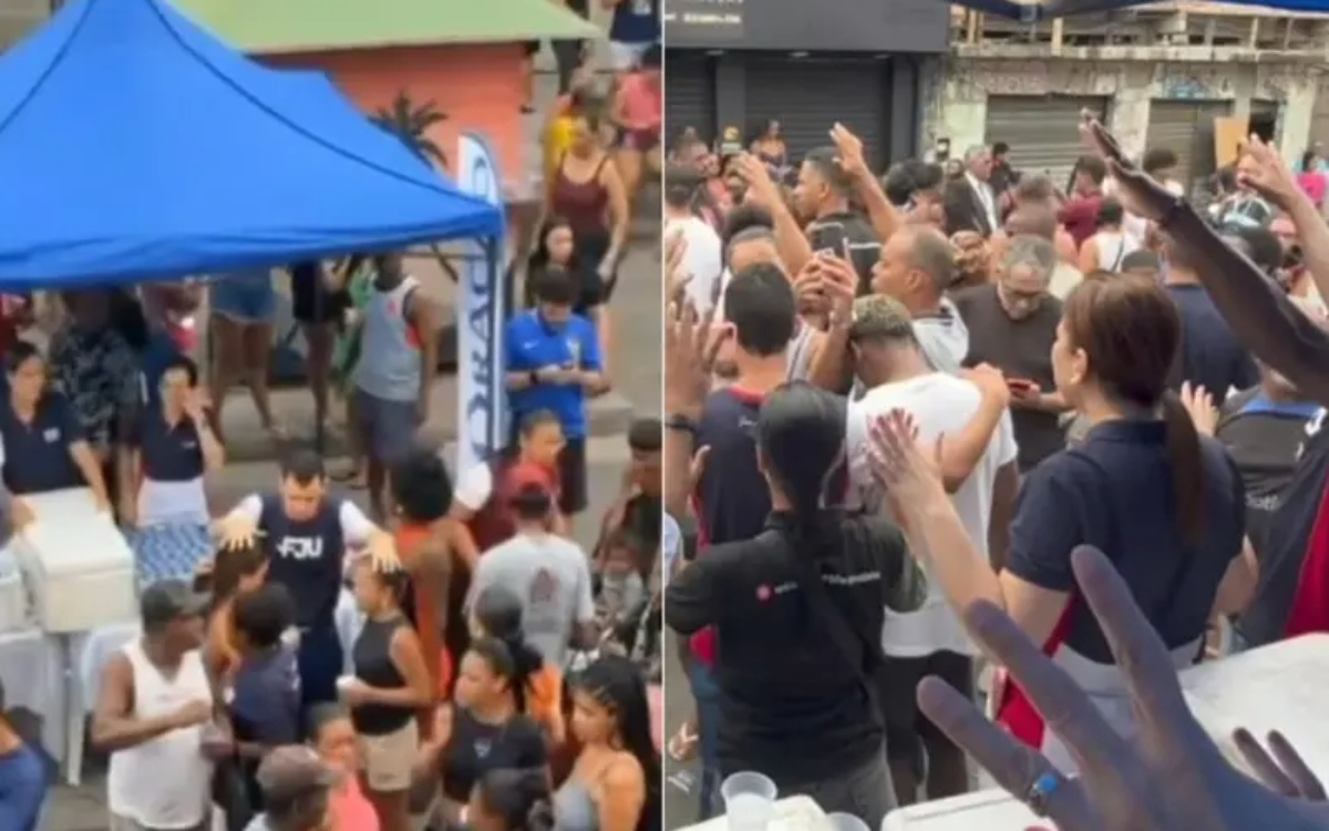 Igreja Universal no Complexo da Penha